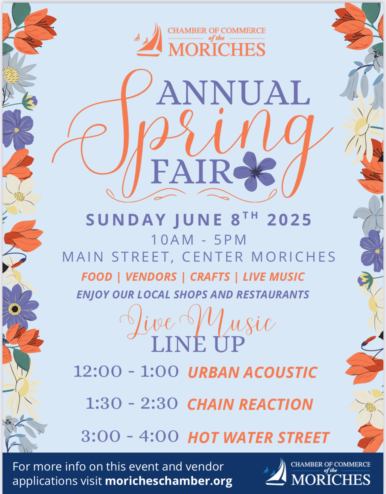 Annual Spring Fair - Chamber of Commerce of the Moriches
